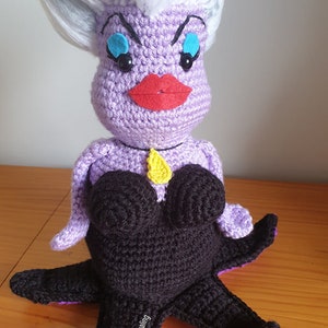 Ursula Villain Crochet Pattern - Etsy Canada