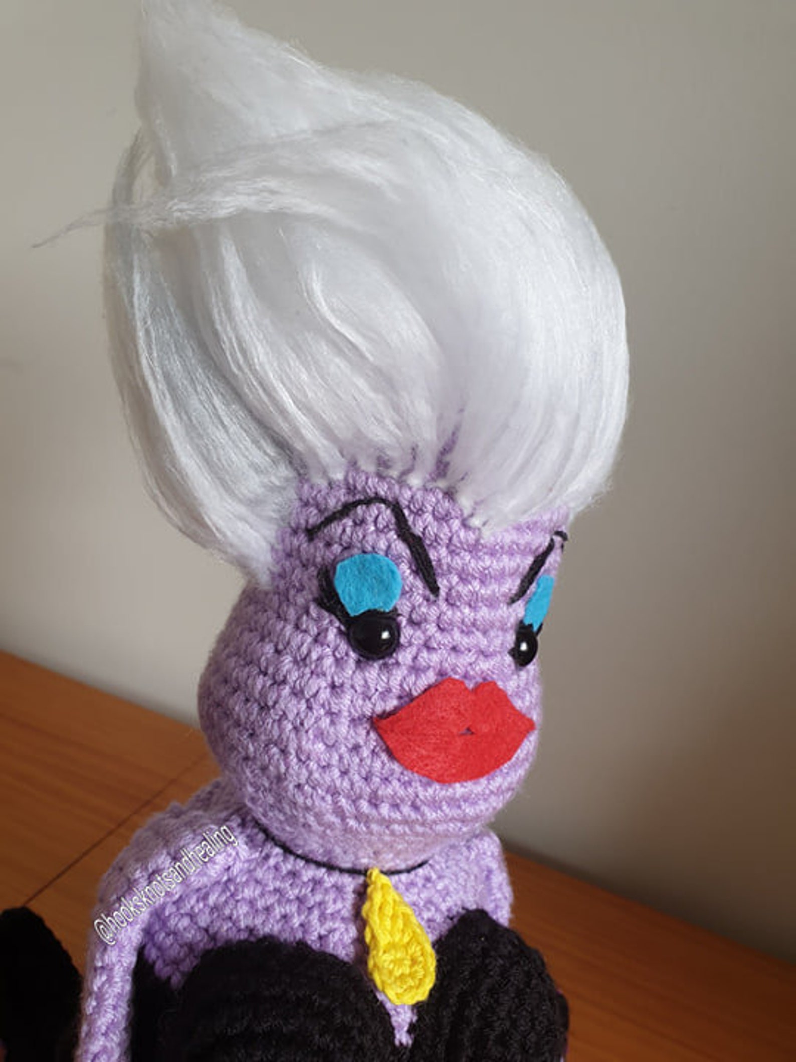 Ursula Villain Crochet Pattern - Etsy