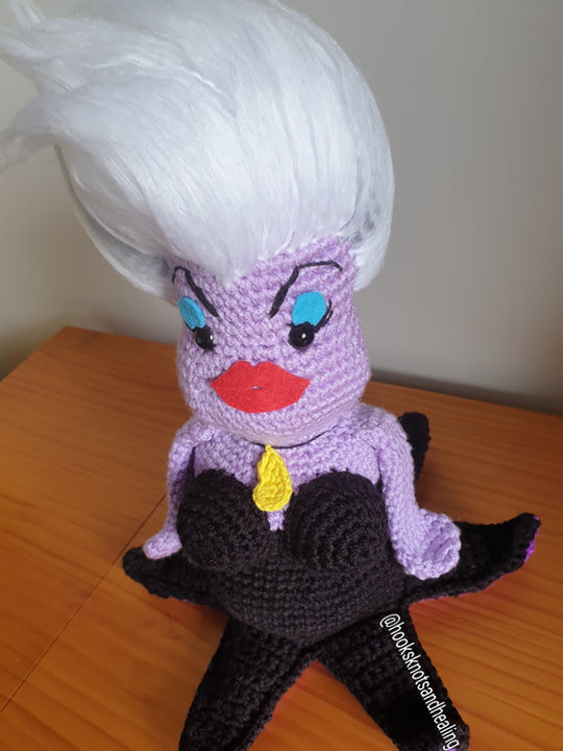 Ursula Villain Crochet Pattern - Etsy