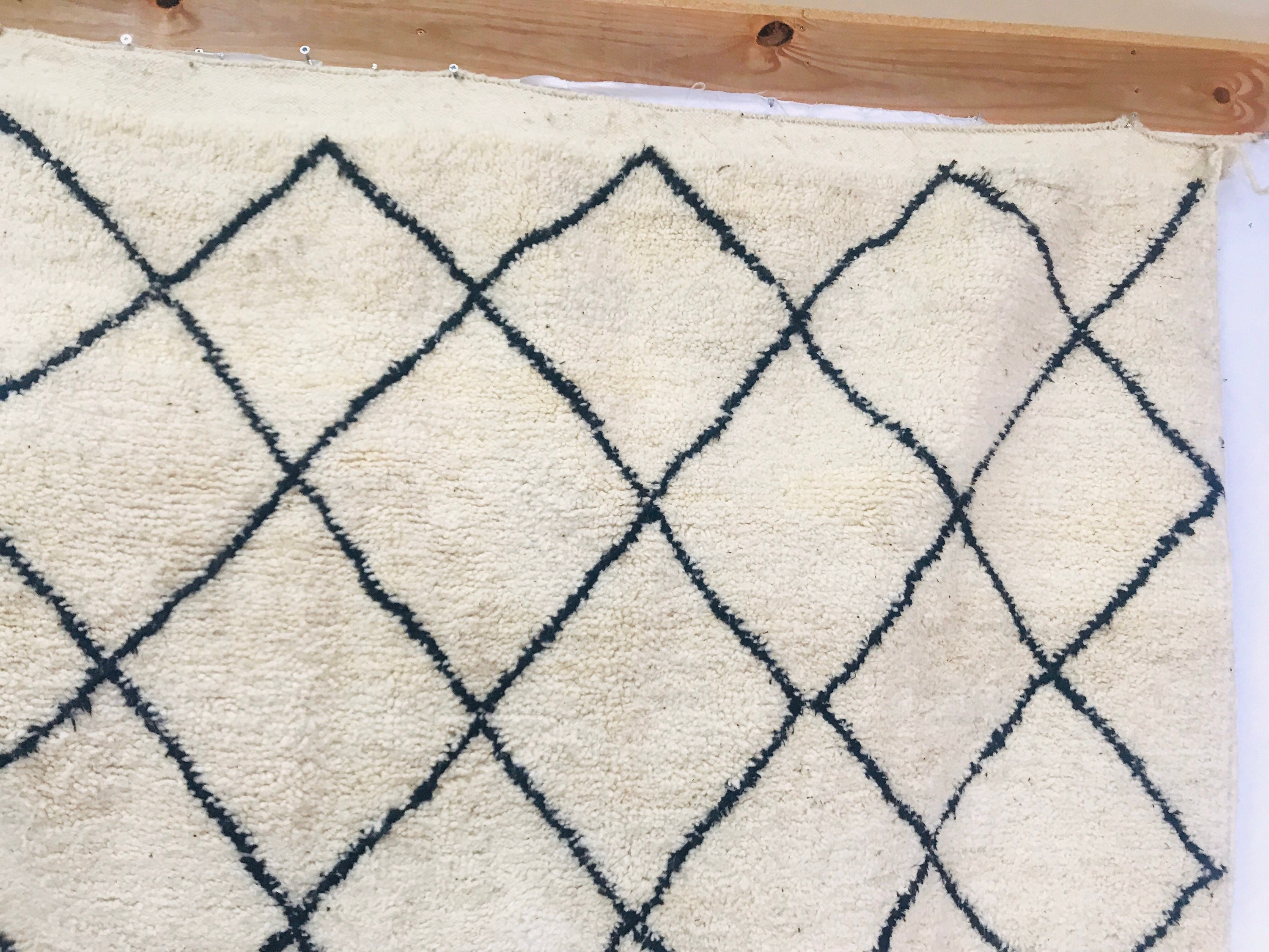 Gorgeous Moroccan Beni Ourain Rug Handwoven Berber Wool/beni Ourain ...