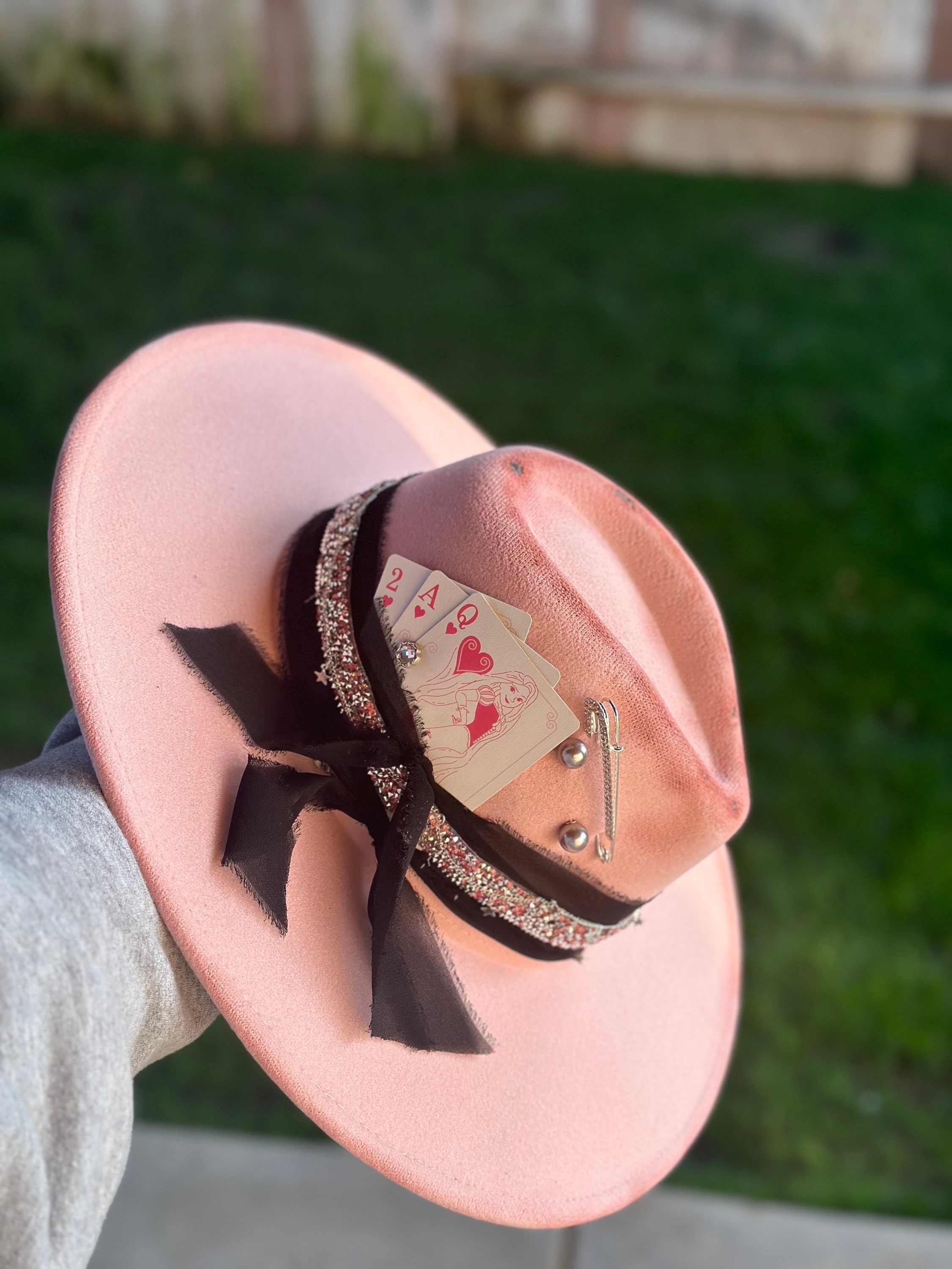 Rancher Hat/flat Brim Hat/ Princess Theme/ Western Hat - Etsy