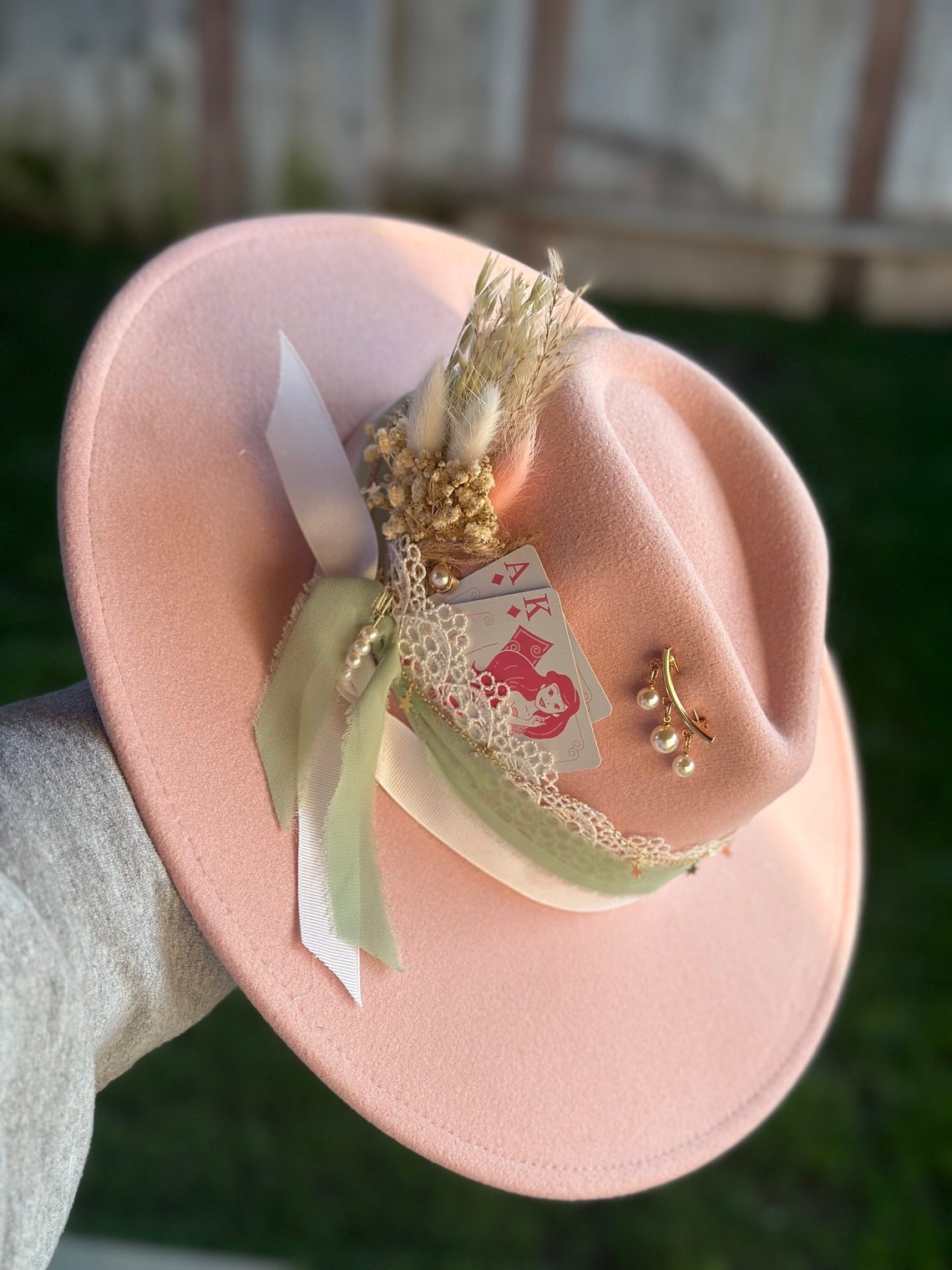 Rancher Hat/flat Brim Hat/ Princess Theme/ Western Hat - Etsy