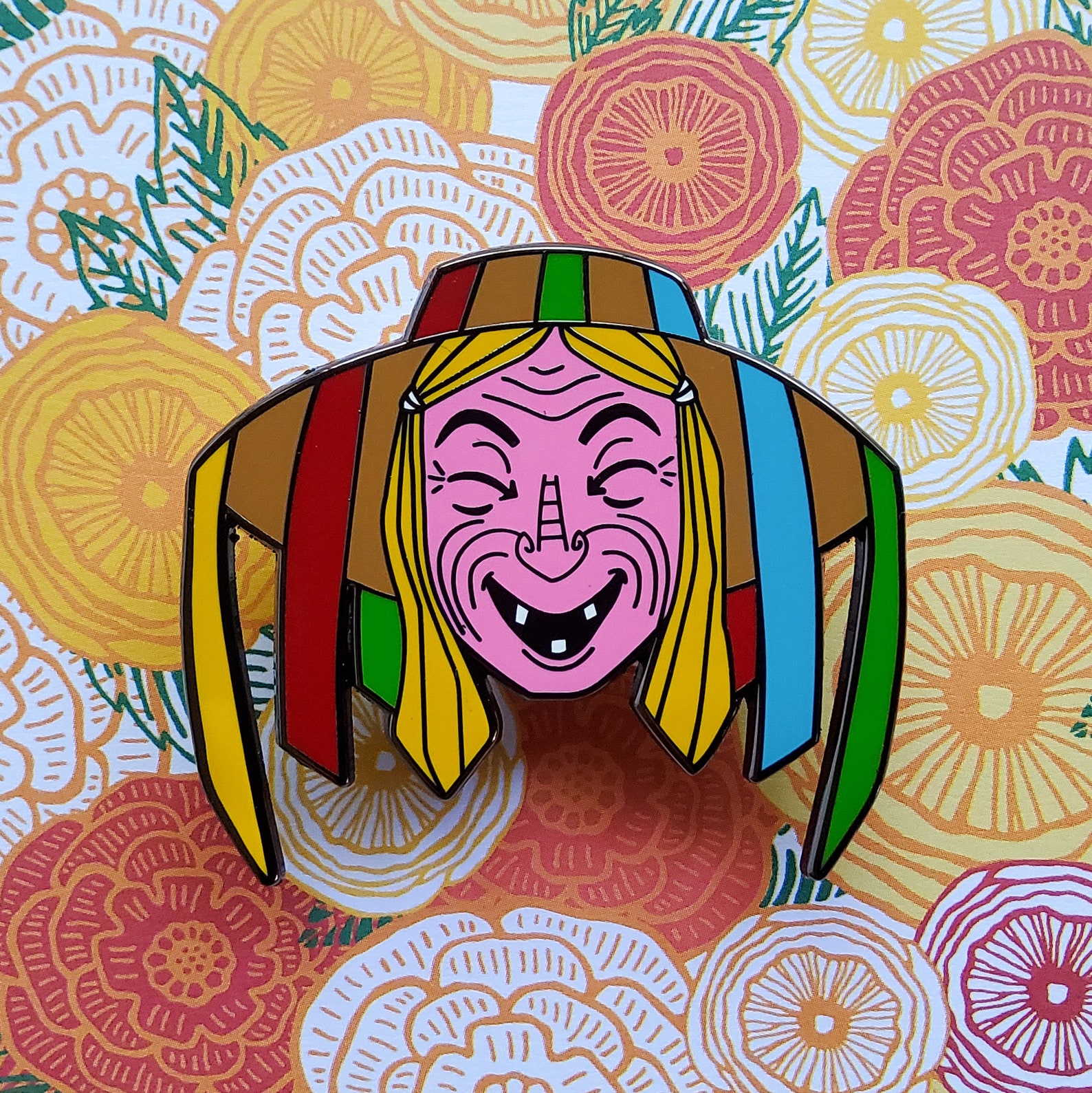Viejito De Michoacan Hard Enamel Pin Etsy