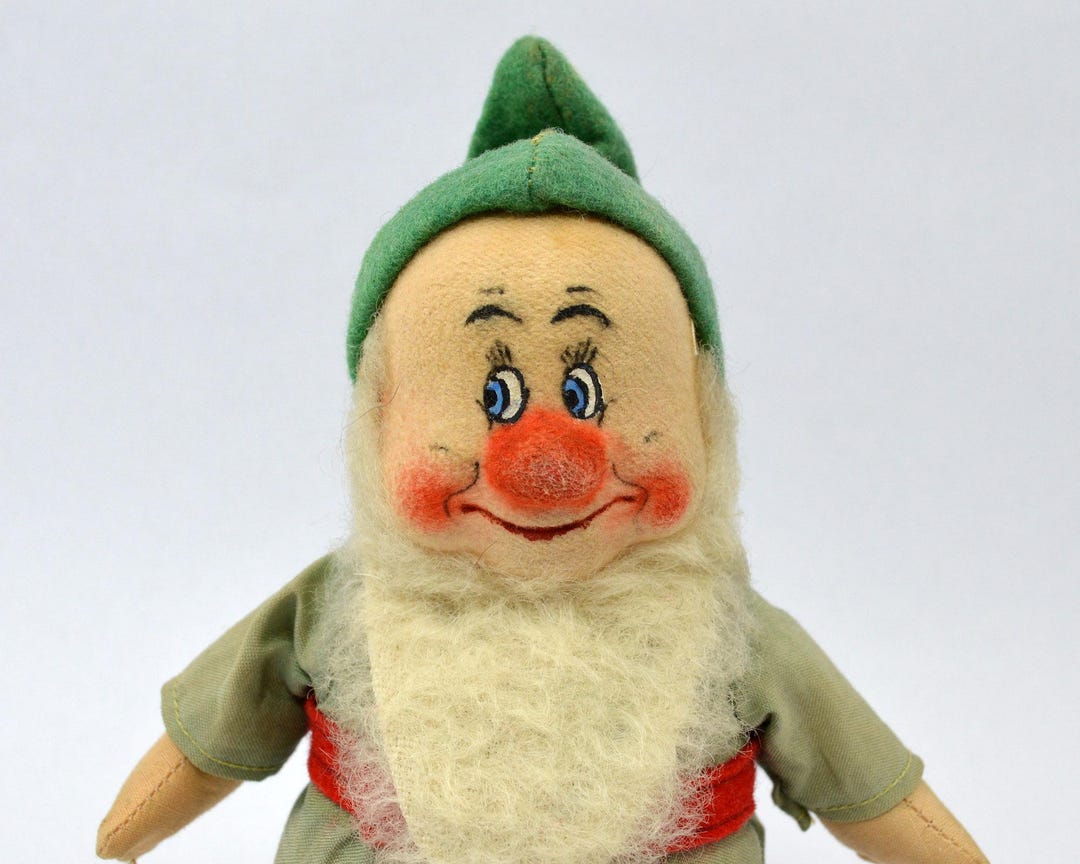 Vintage / Antique 1930s Chad Valley Doll ~ BASHFUL From Walt Disneys ...