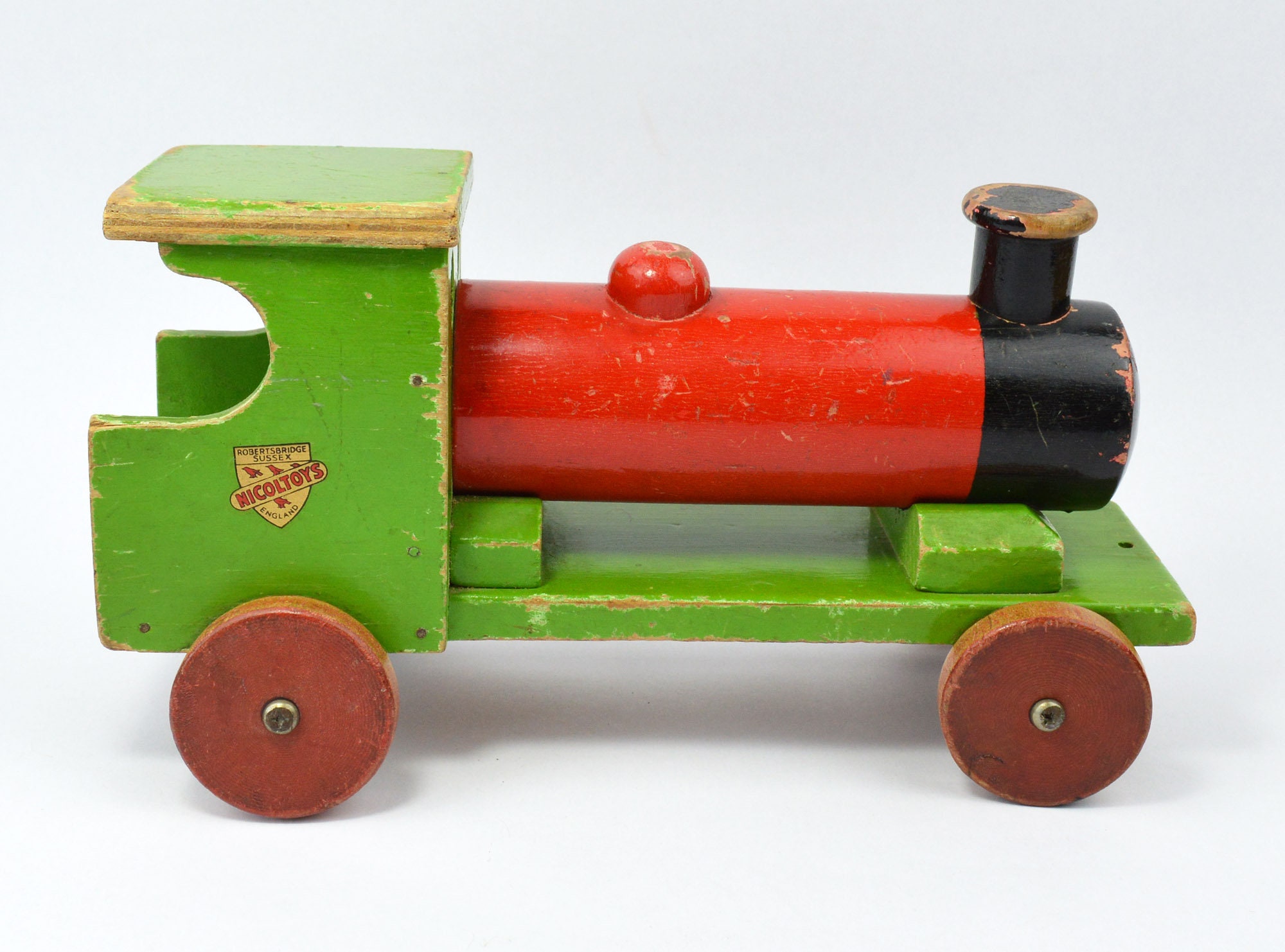 1940s Nicoltoys Vintage Wooden Toy Train Nicol Toys Wooden - Etsy UK