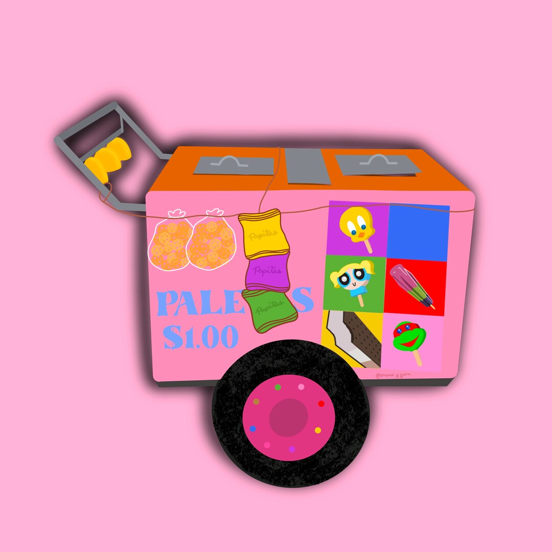 Paleta Cart Sticker - Etsy