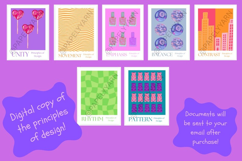 Principles of Design & Elements of Art Digital Prints - Etsy