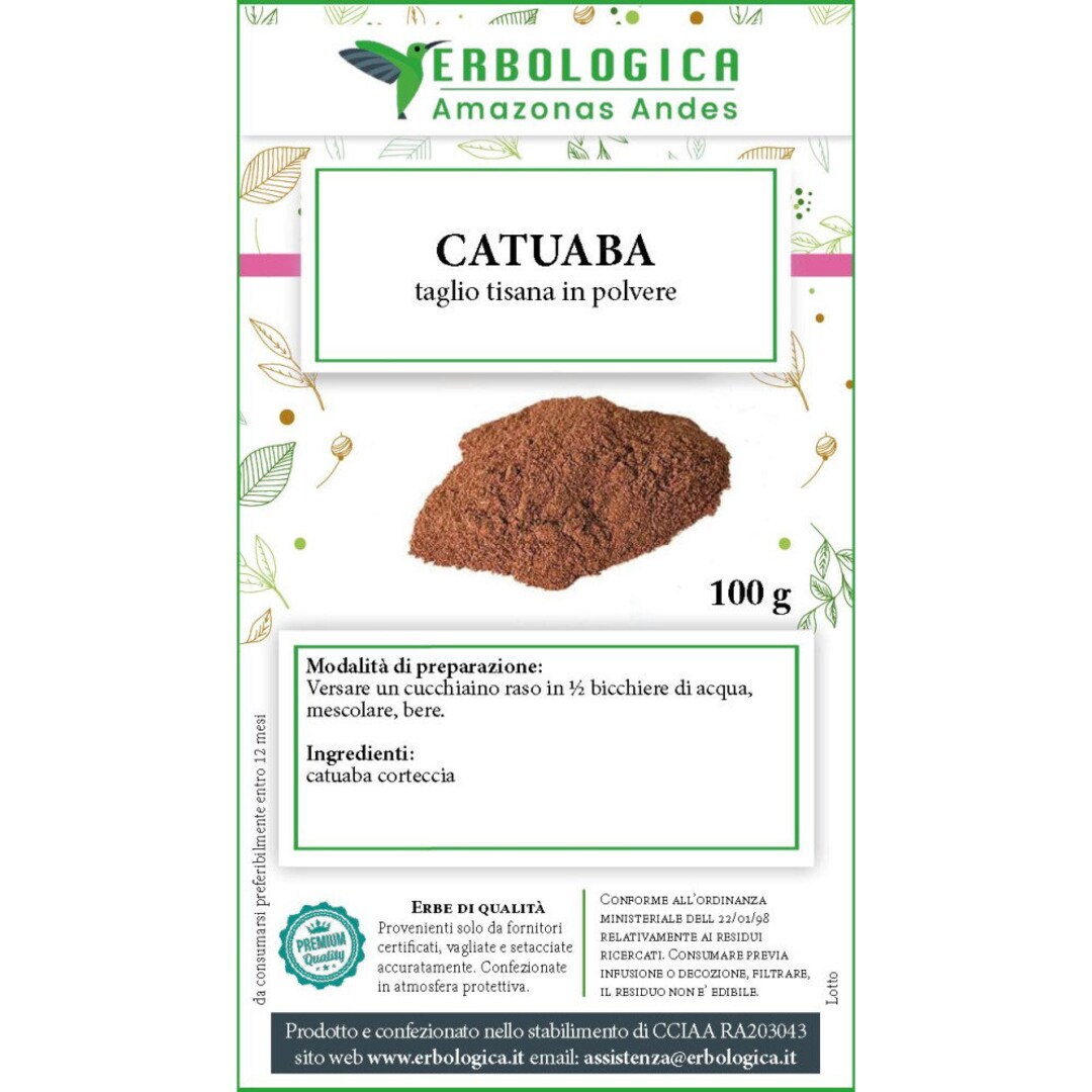 Catuaba Bark Powder 100g - Etsy
