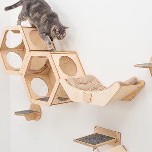 Playground Cat Wall, Cat Wall Tunnel, Cat Climb Wall, Cat Shelf ...