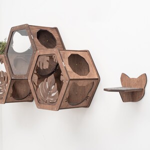 Cat Wall Furniture Full Set, Cat Wall Shelves, Cat Wall Bed, Cat Wall ...