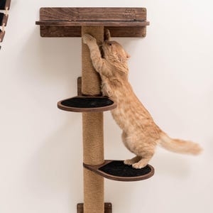Wall Mount Cat Tower, Cat Wall Tower, Cat Scratch Towers, Cat Scratch ...