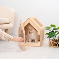 Modern Dog House Coffee Table: Minimalist Scandinavian Pet Furniture - Etsy