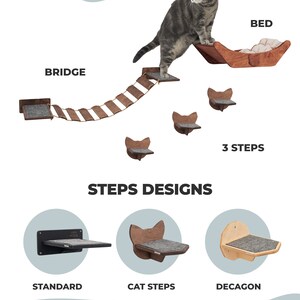 Cat Bridge for Wall Cat Play Furniture Cat Activity Cat - Etsy