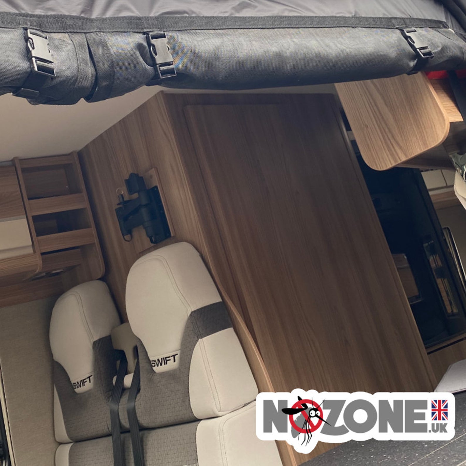 NOZONE Insect Screen for REAR DOOR of Fiat Ducato, Boxer, Relay ...