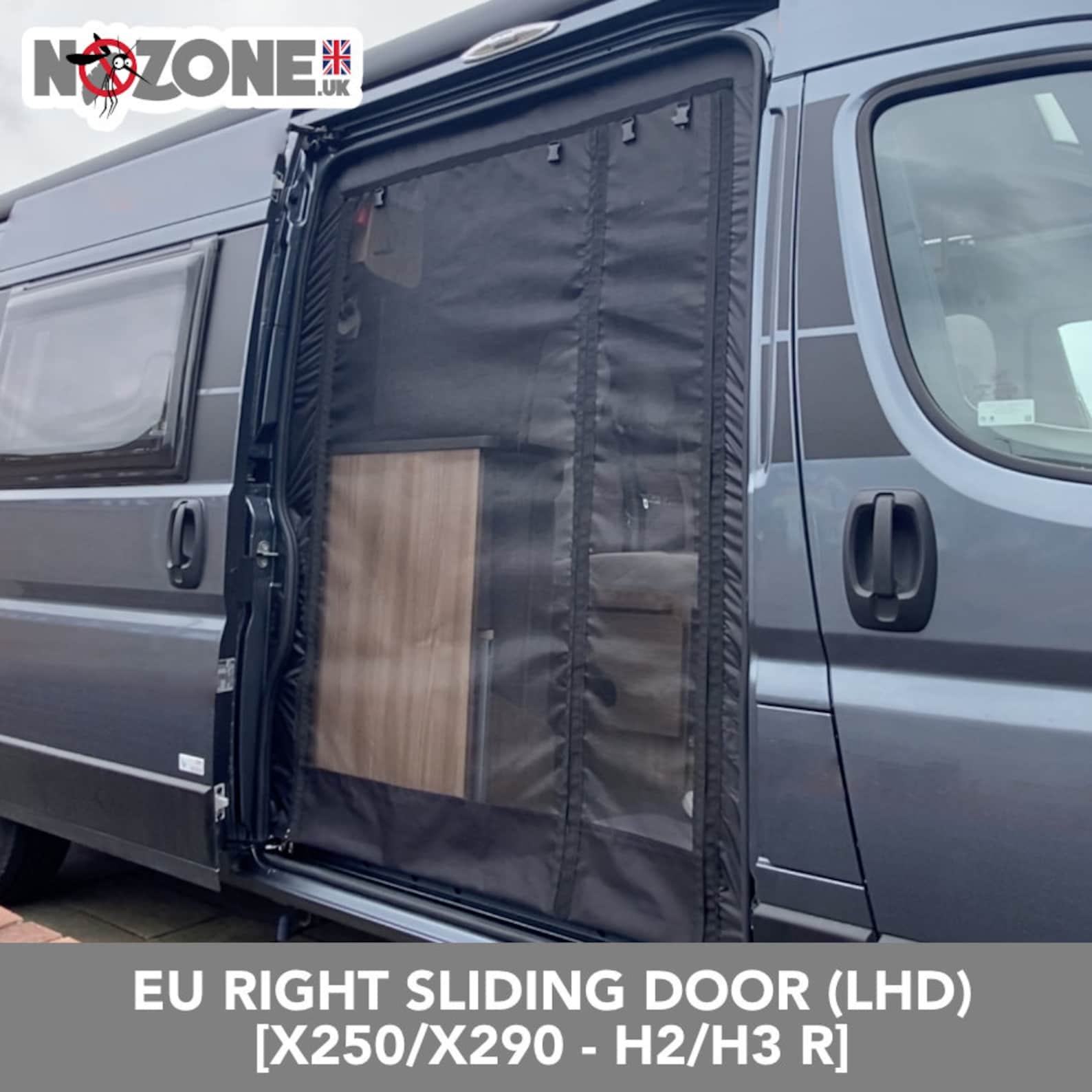 NOZONE Insect/mosquito/fly Screens for Fiat Ducato, Boxer, Relay ...