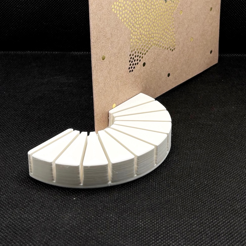 Greeting Card Display Stand - Fan Effect - 7 Colours (christmas) - Etsy