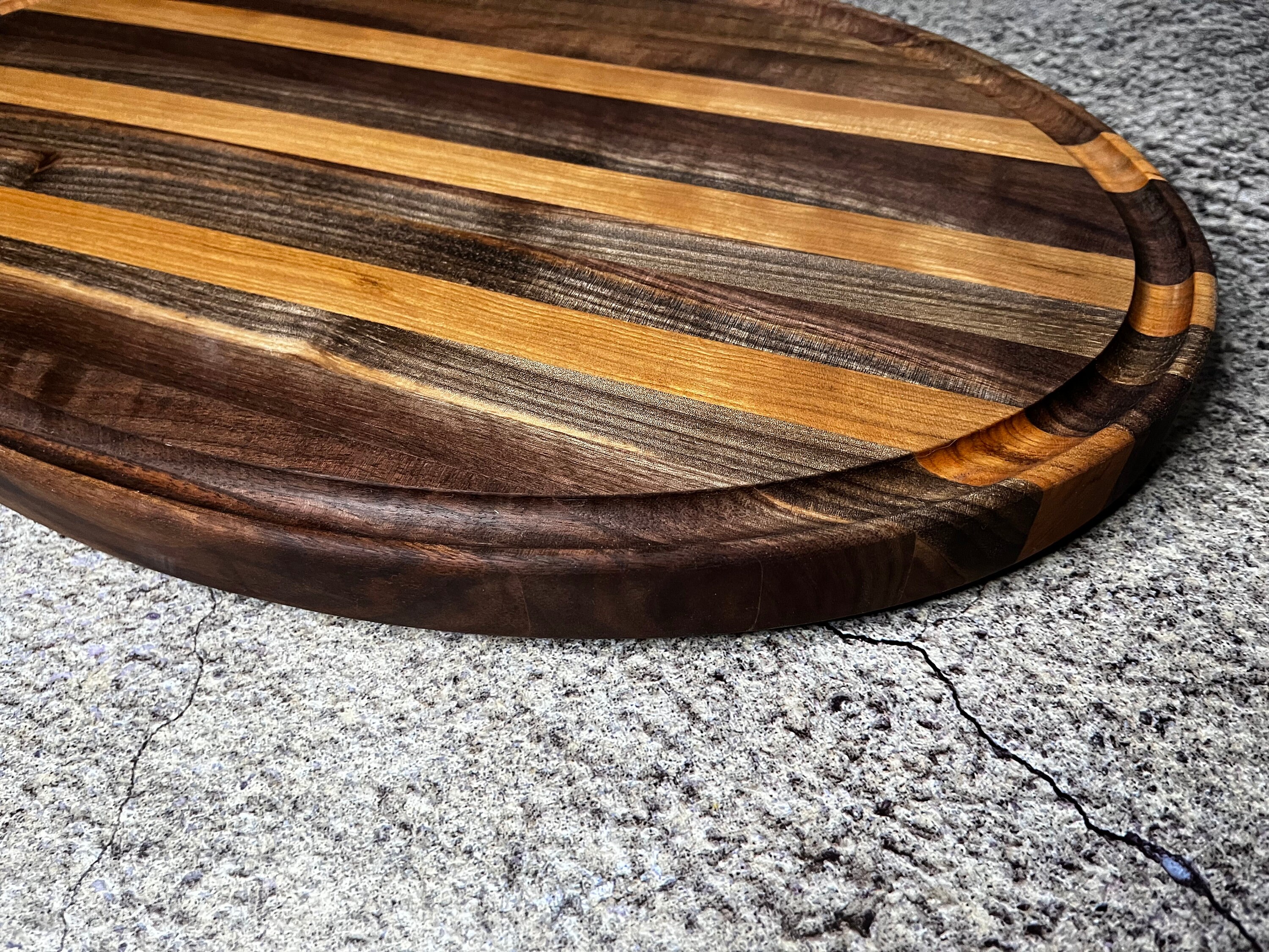 Wooden Oval Cutting Board 1.5" Thick Style Cutting Board | Unique Shape ...