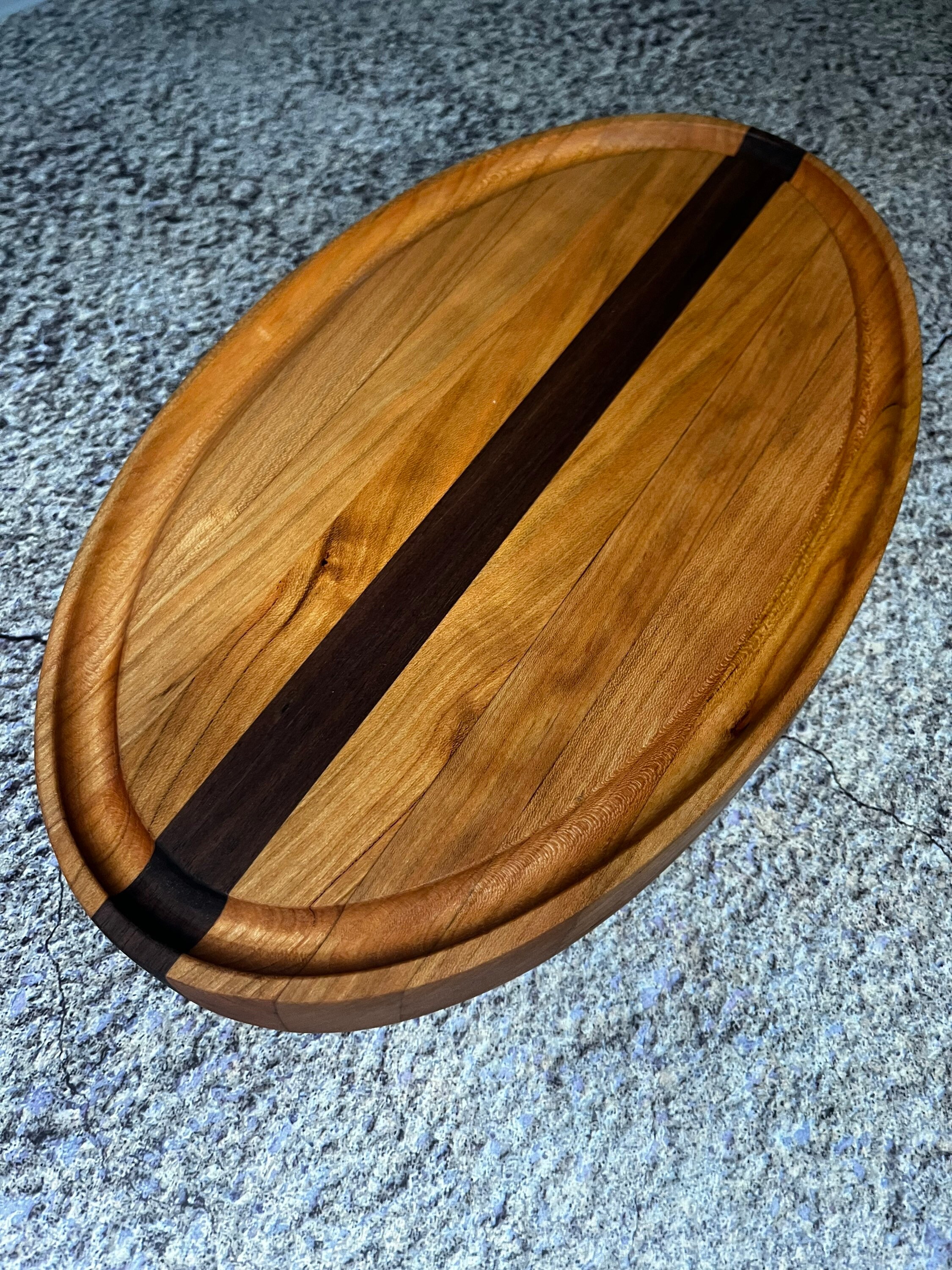 Wooden Oval Cutting Board 1.5" Thick Style Cutting Board | Unique Shape ...
