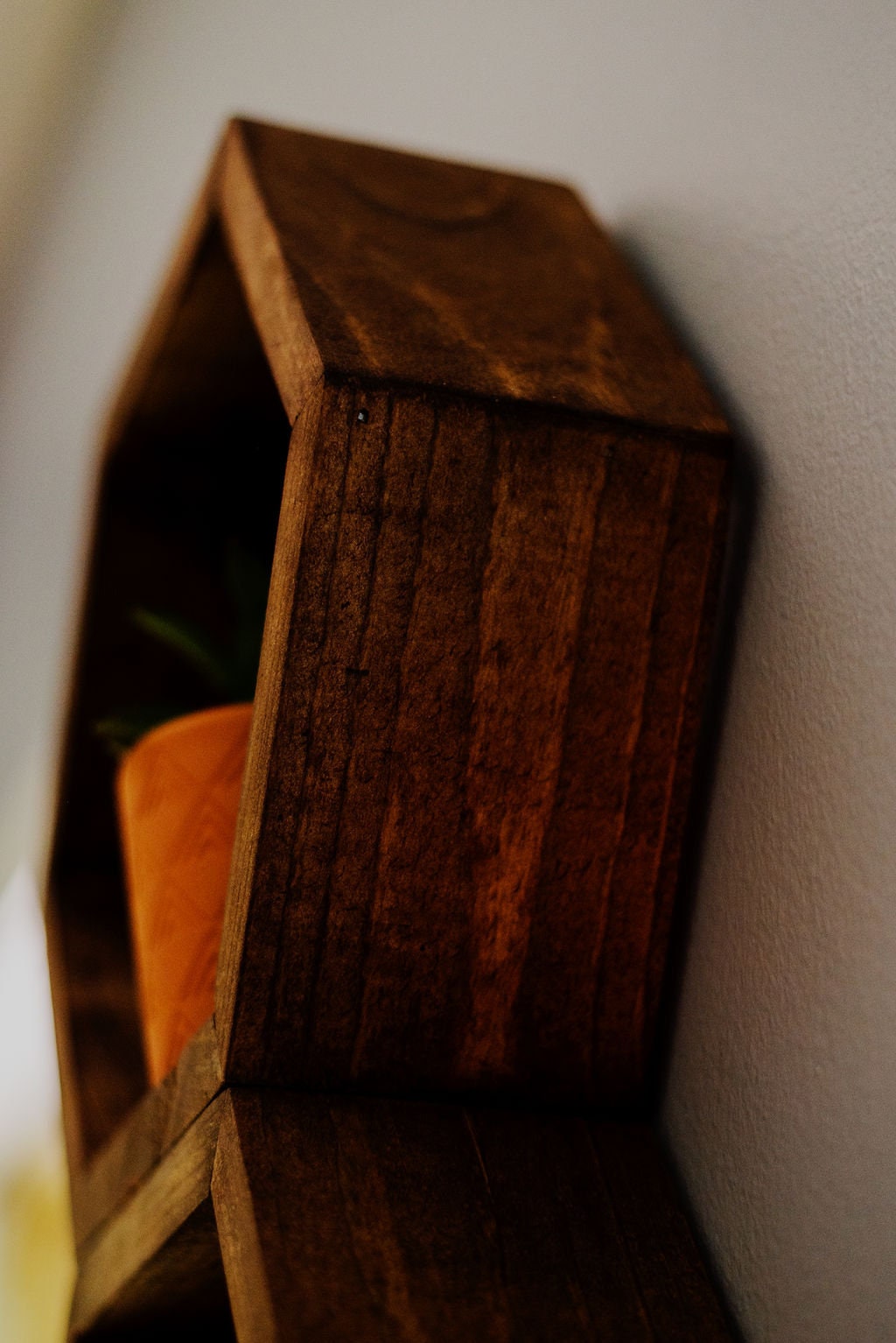 Hexagon Shelves, Honeycomb Modular Shelving Unit, Wood Floating Shelves ...