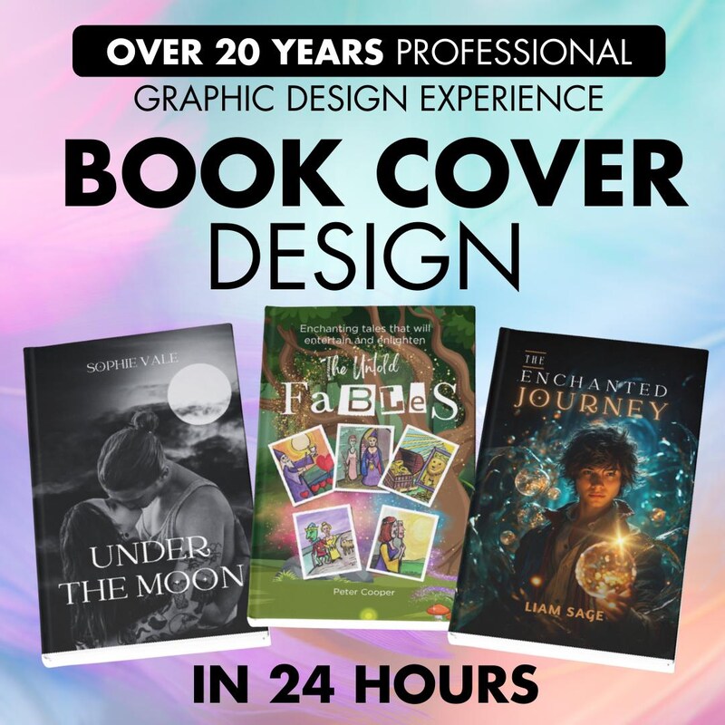 Book Cover Art - Etsy