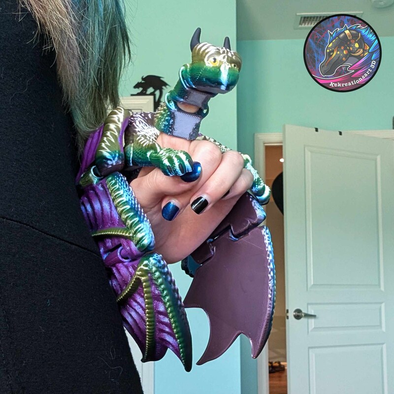 Dragon Finger Puppet - Etsy Australia