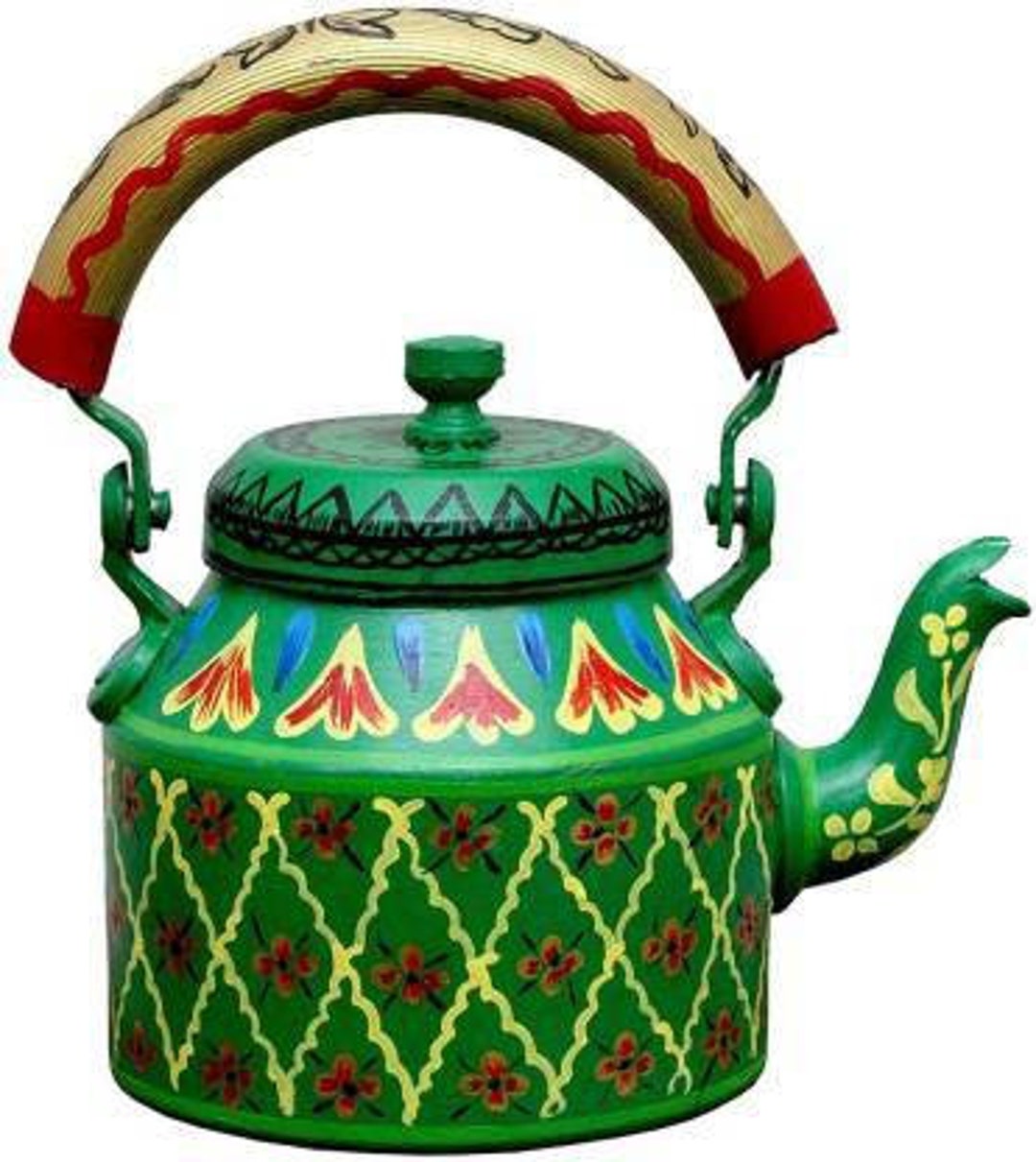 Agarwal Fashion Hand-painted Aluminum Tea Kettle Indian Tea - Etsy UK