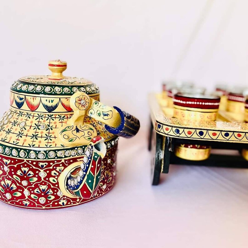 Indian Tea Pot Tea Set Tea Kettle Aluminium Pot Indian - Etsy