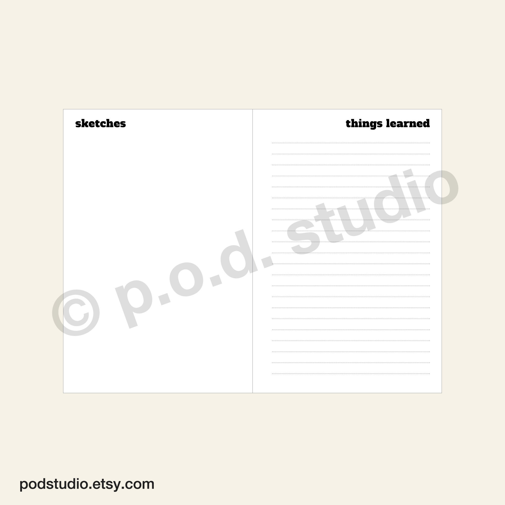 Road Trip Journal Interior Template Bundle: 3 Day and 7 Day. - Etsy