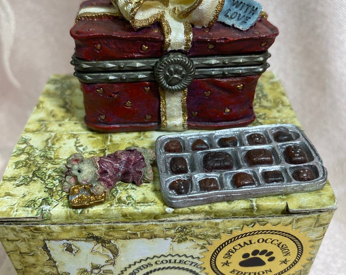 Vintage Boyds Bear Treasure Box Sweetcheeks Box O Chocolates With ...