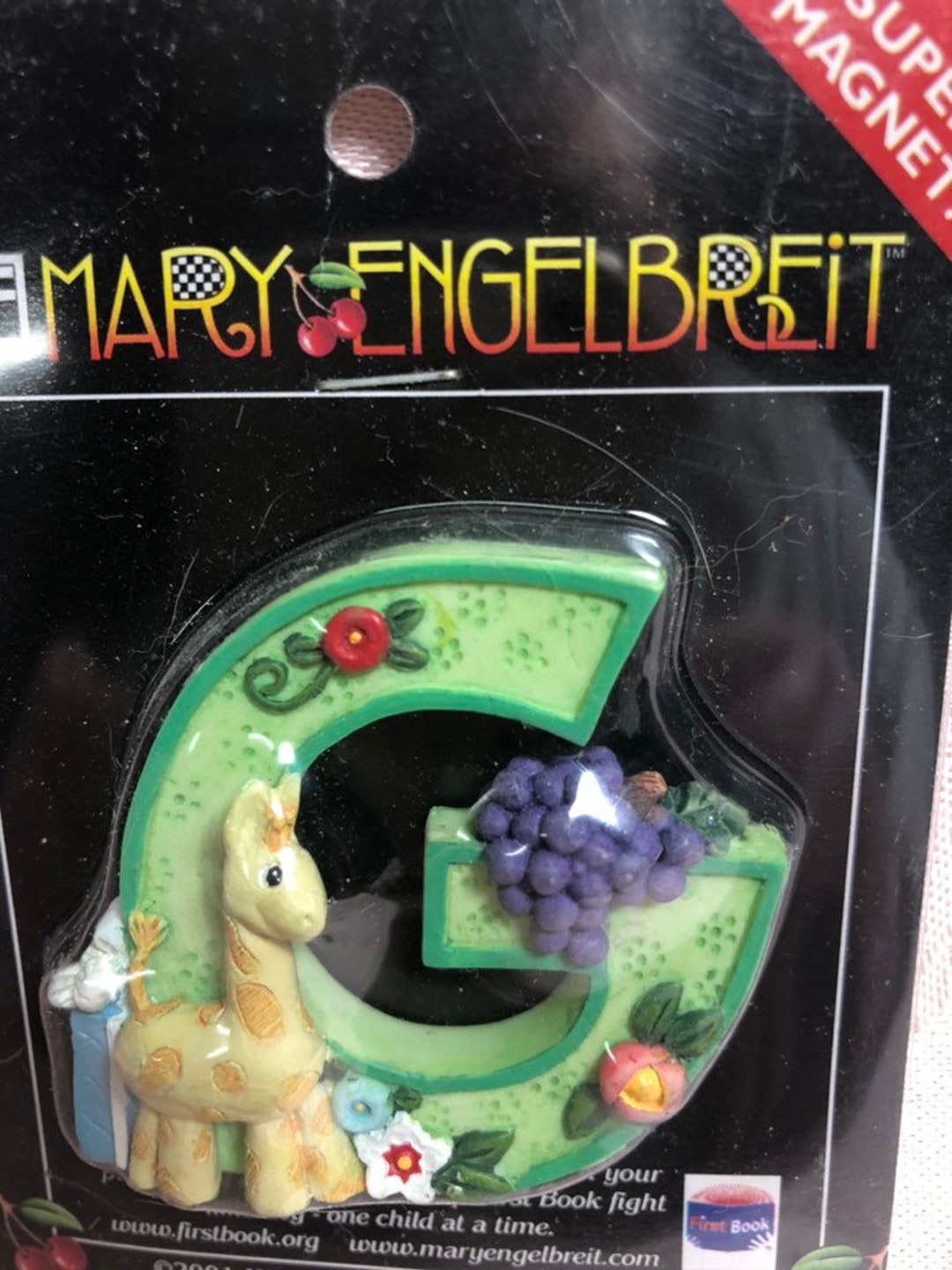 Vintage Mary Engelbreit Letter “G” Magnet - Etsy