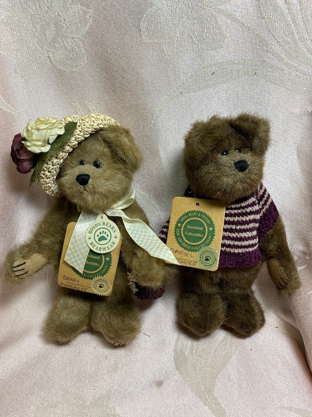 Vintage Boyds Bear Darby & Daniel Bearimore ~ 8 Inches - Etsy