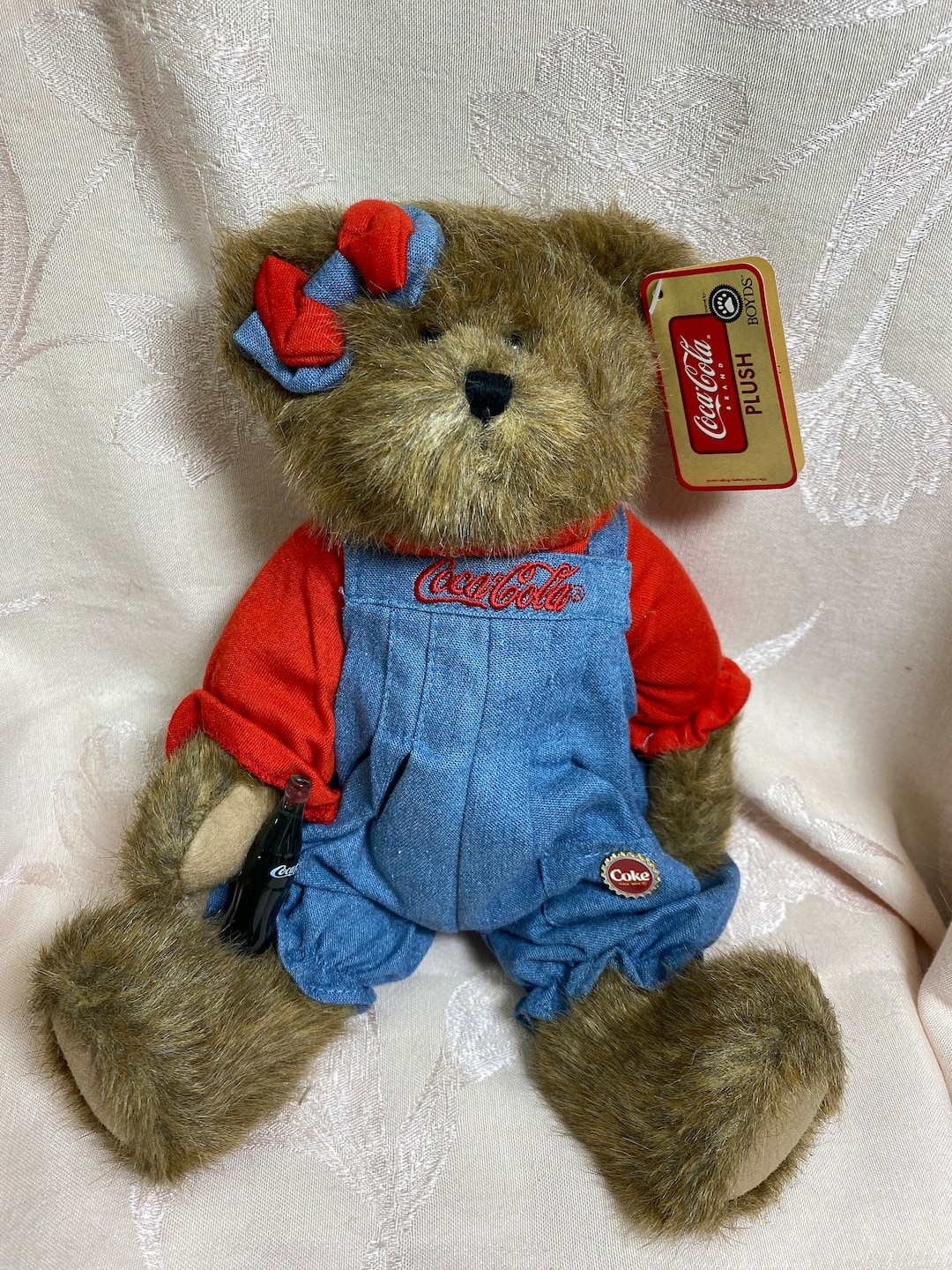 Vintage Boyds Bear Kaylie Coca Cola Bear - 12 Inches - Etsy