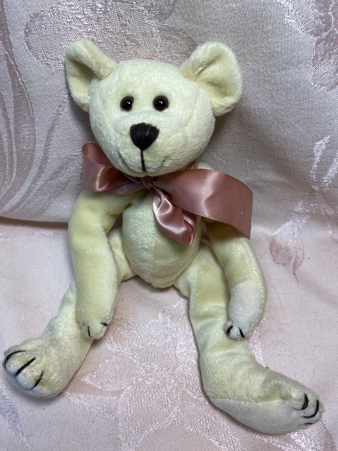 Vintage Baby Boyds Yellow Bear - 8 Inches - Etsy