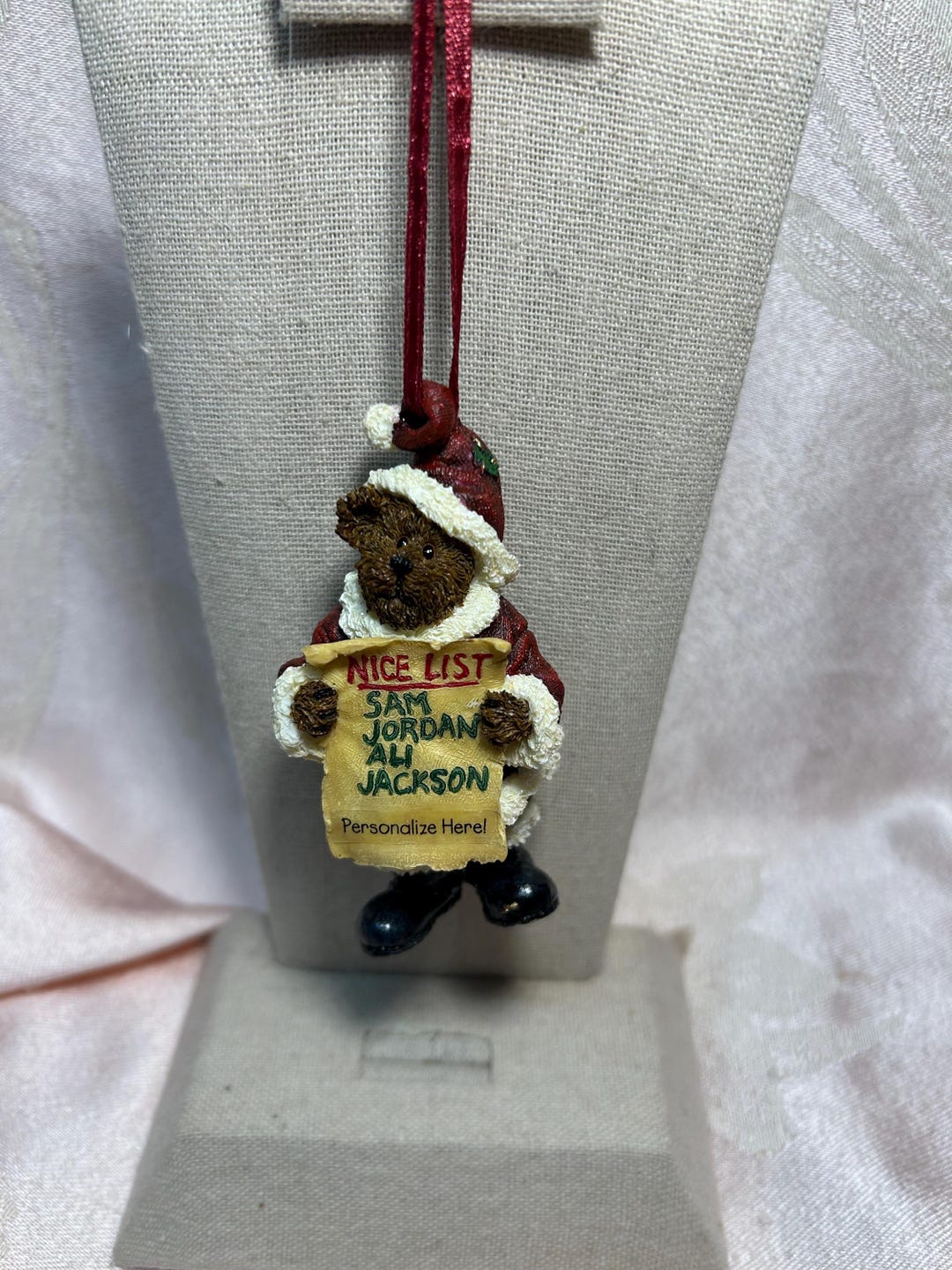 Vintage Boyds Bear Ornament ~ Saint Nick - Etsy