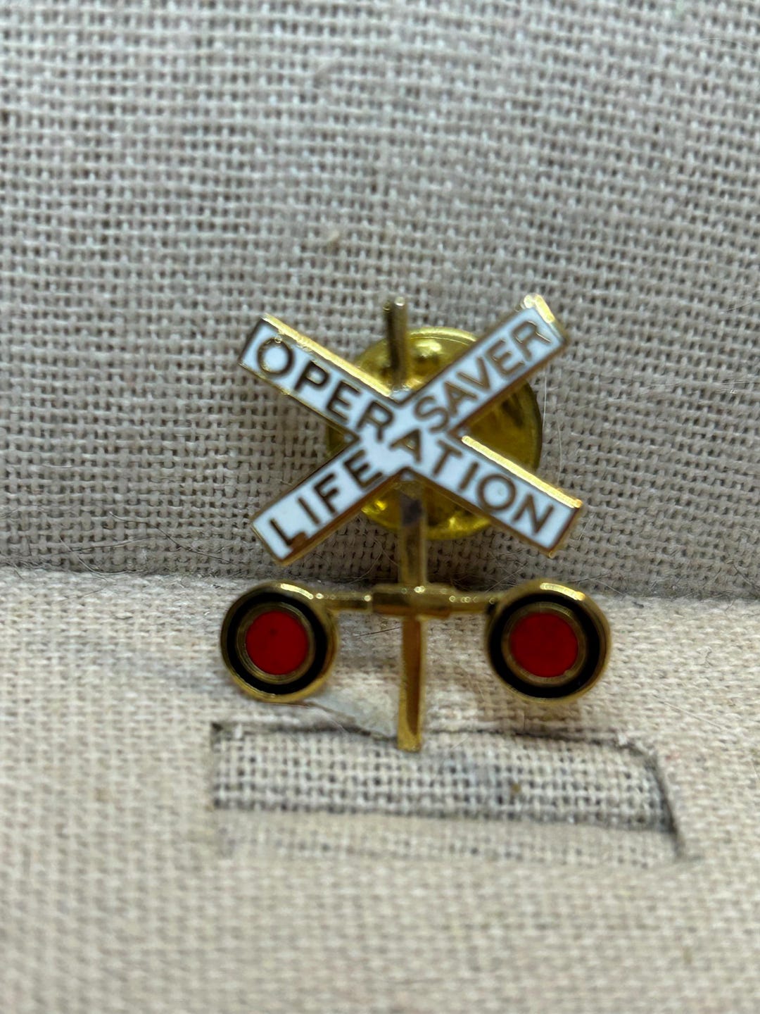 Vintage Operation Life Saver Enamel Railroad Crossing Lapel Tie Pin - Etsy