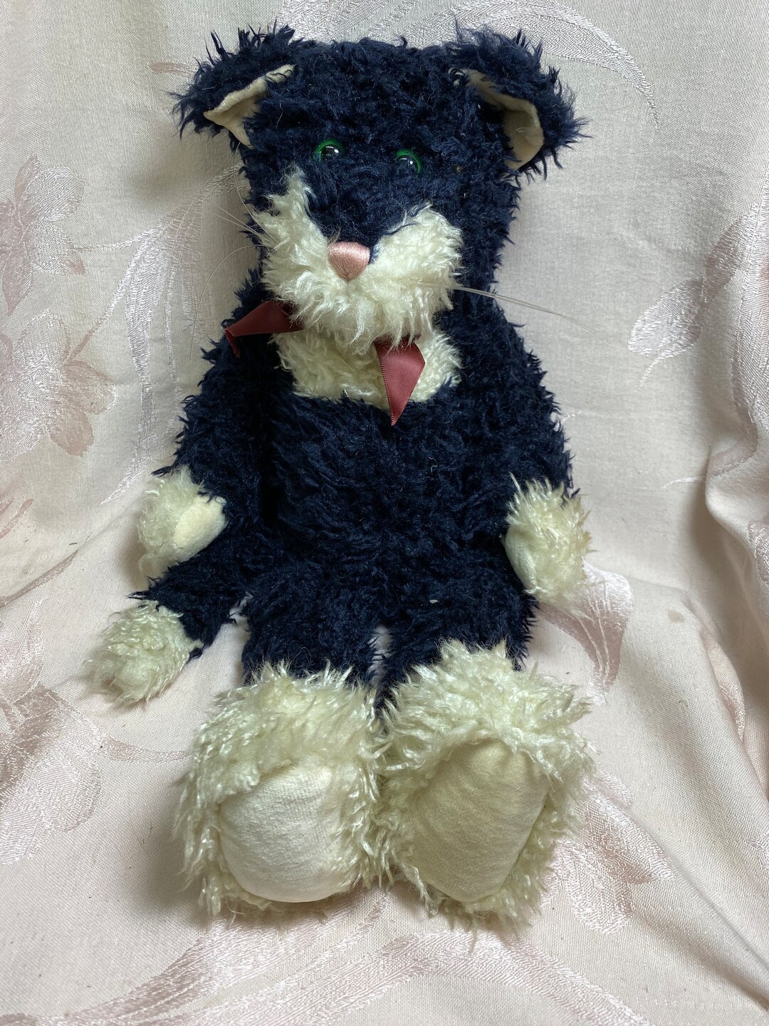 Boyds Bear Black & White Kitty Cat 15 Inches - Etsy