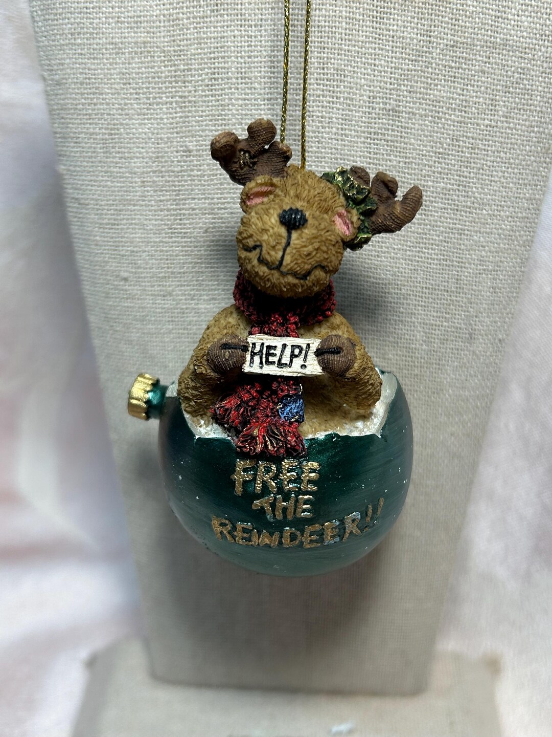 Vintage Boyds Naughty or Nice Moose Ornament ~ Norm - Etsy