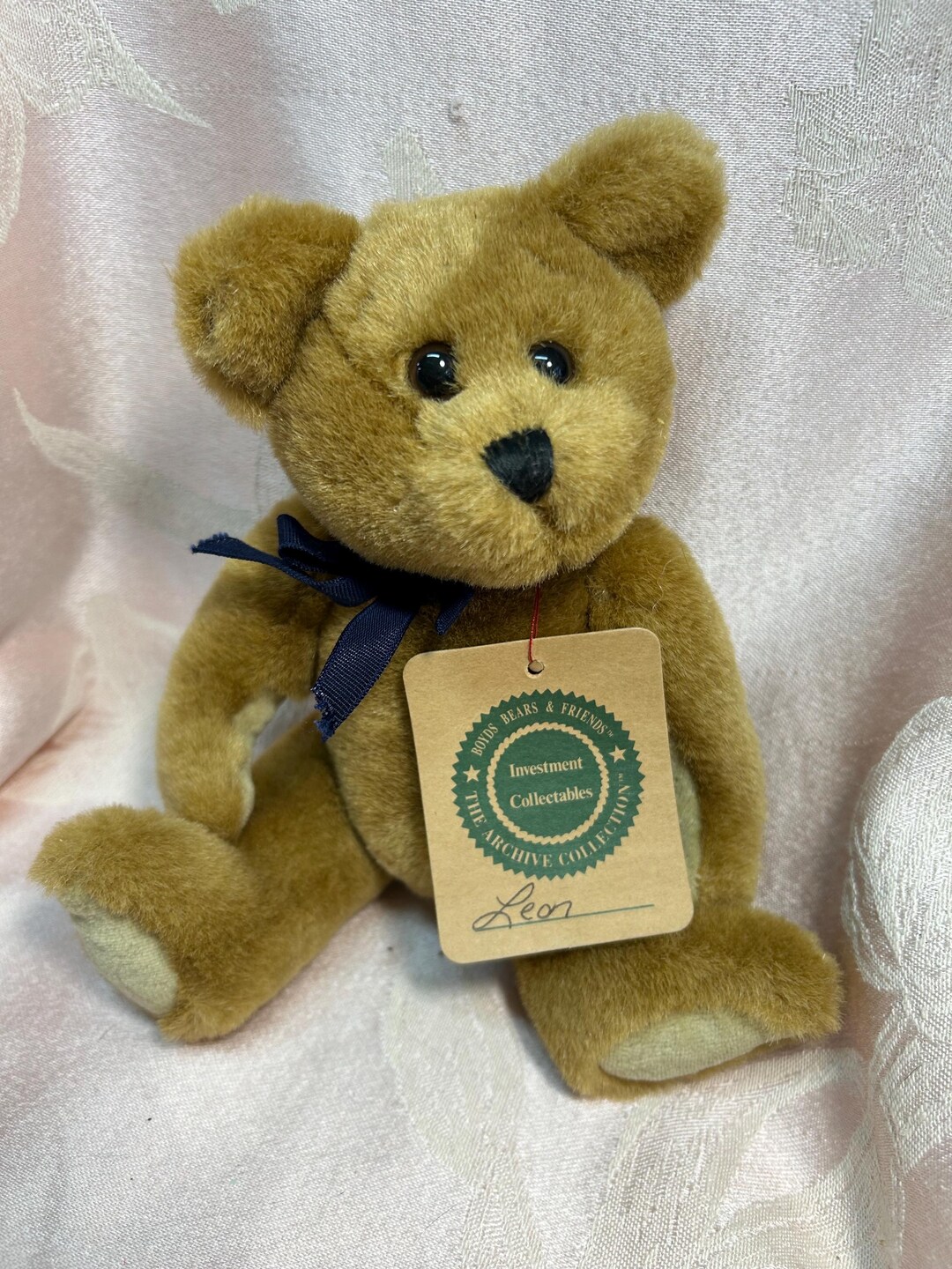 Vintage Boyds Bear Leon - 8 Inches - Etsy