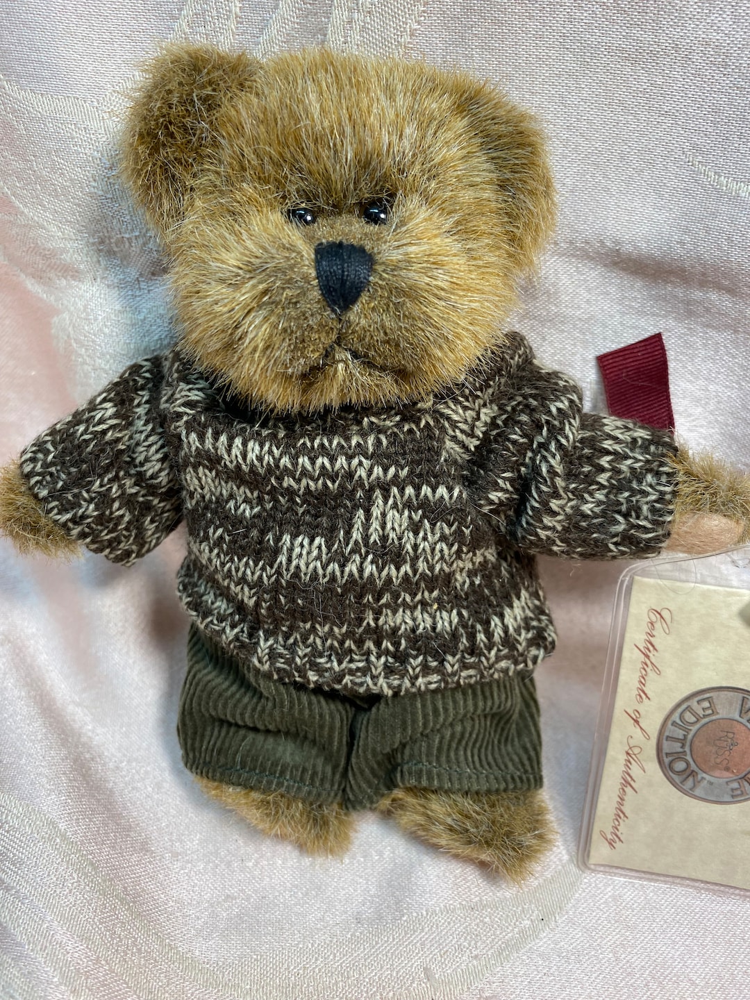 Vintage Collection Russ Berrie Bear Jeremy 6 Inches - Etsy