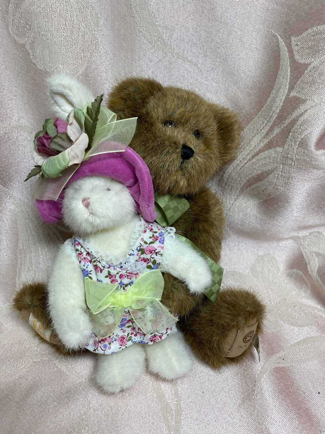 Vintage Boyds Bear Mimsy With Bunnykins…springtime Friends - 10 Inches ...