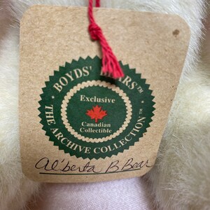 Vintage Boyds Bear Canadian Exclusive ~ Alberta B Bear - 11 Inches - Etsy