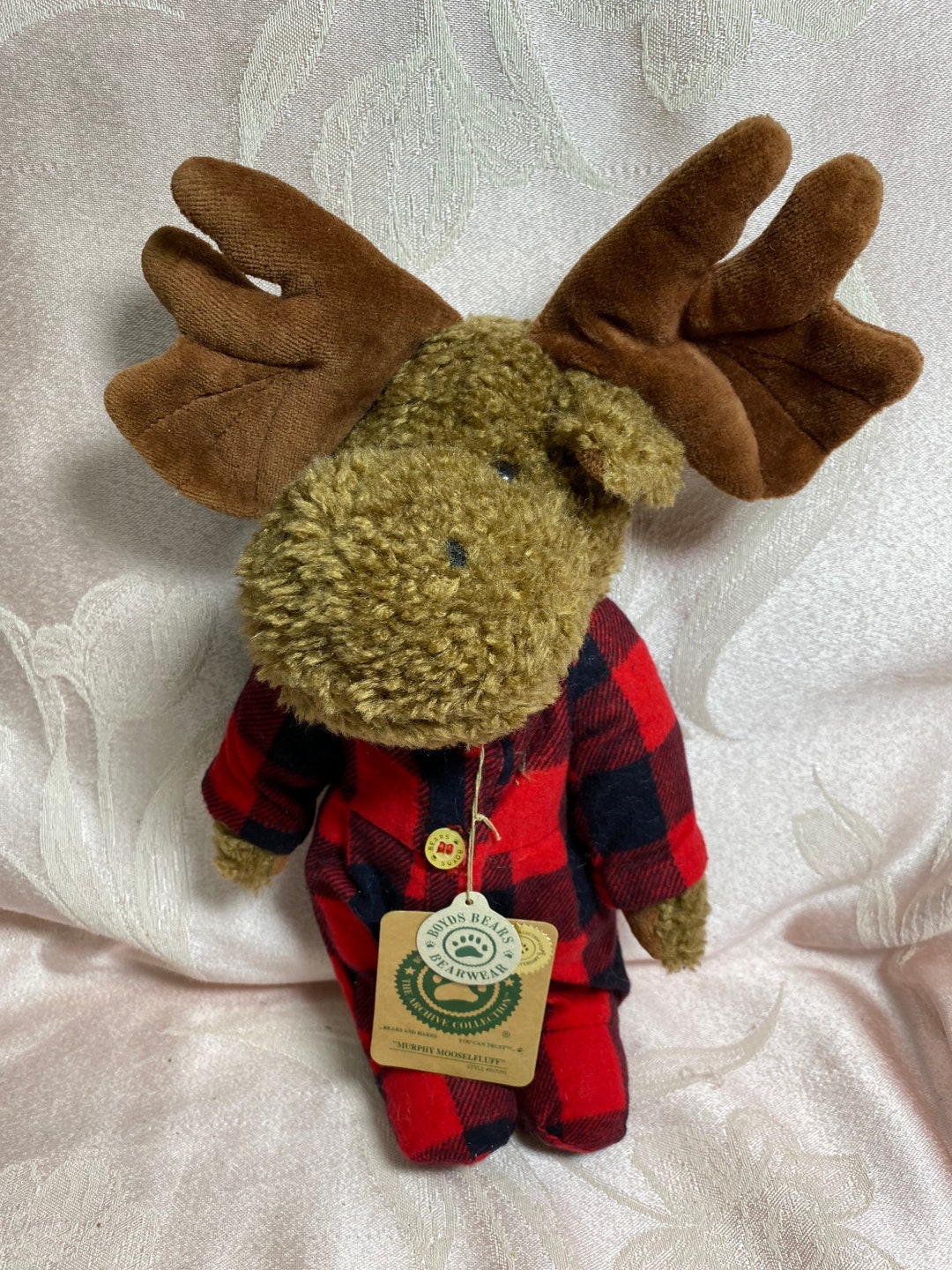 Vintage Boyds Bear Murphy Mooselfluff - 9 1/2 Inches - Etsy