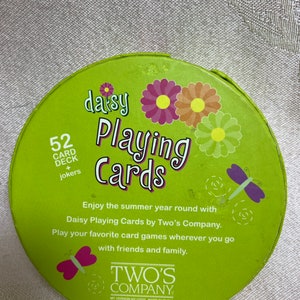 Vintage Daisy Playing Cards - Etsy