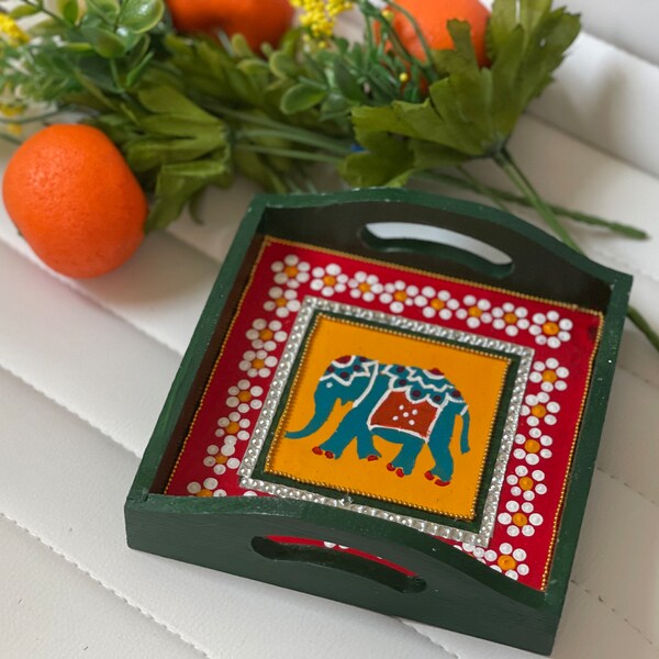 Hand Painted Wooden Trays - Etsy
