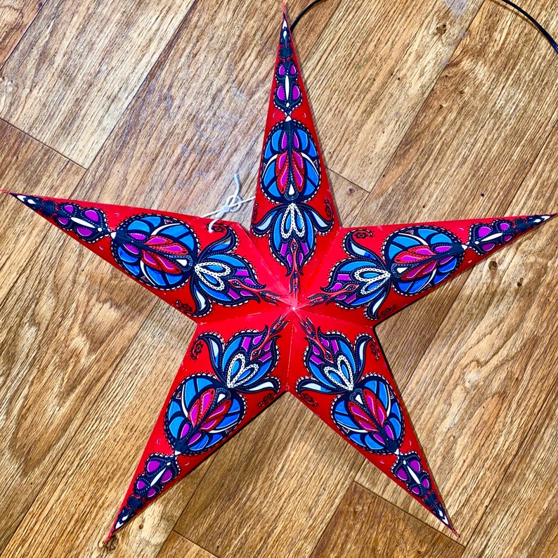 Paper Star Lanterns, Christmas Lights, Holiday Decorations, Home ...