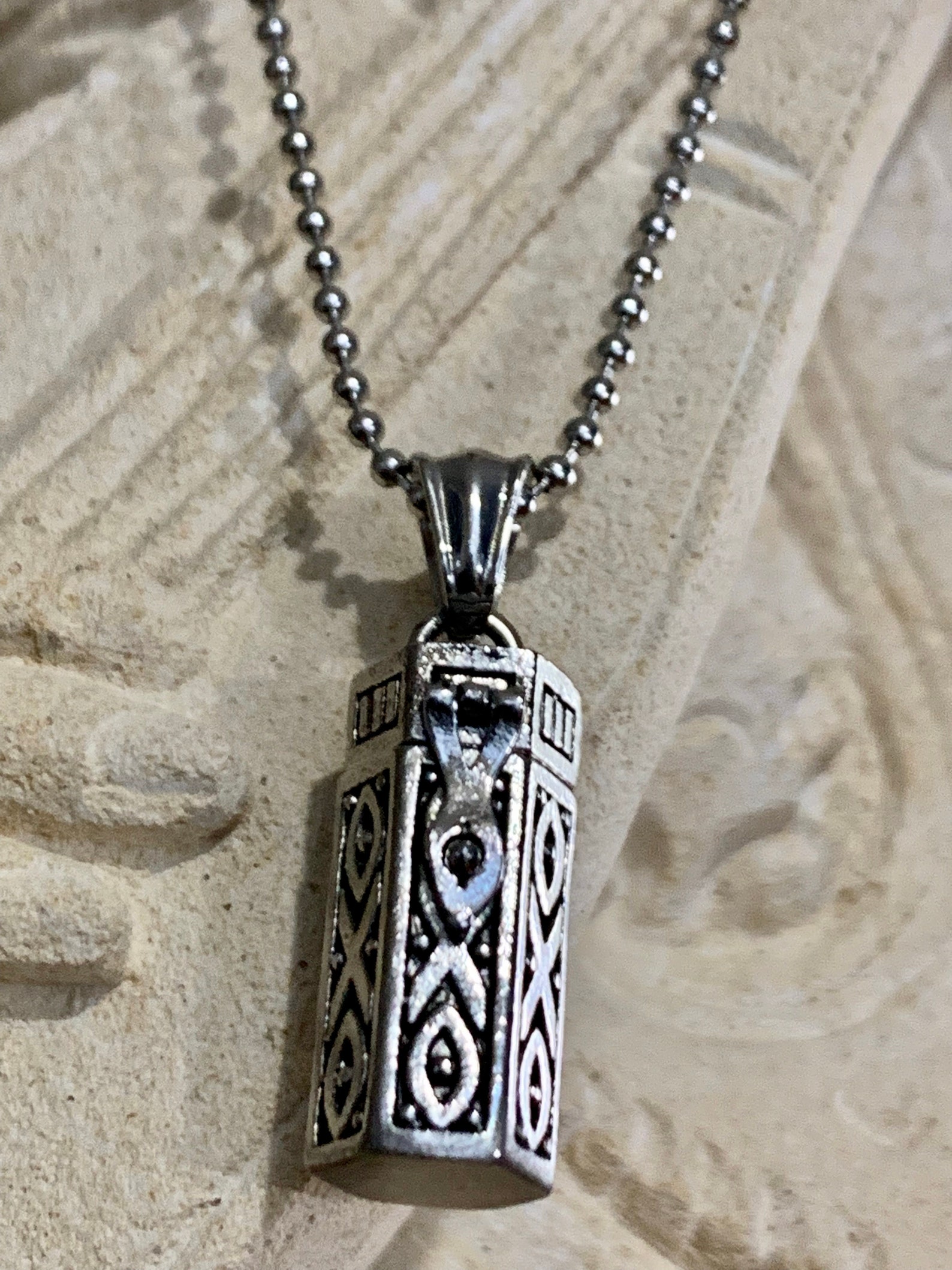 Tribal Pendant, Talisman for Good Luck, Locket, Kavacha, Comes With ...