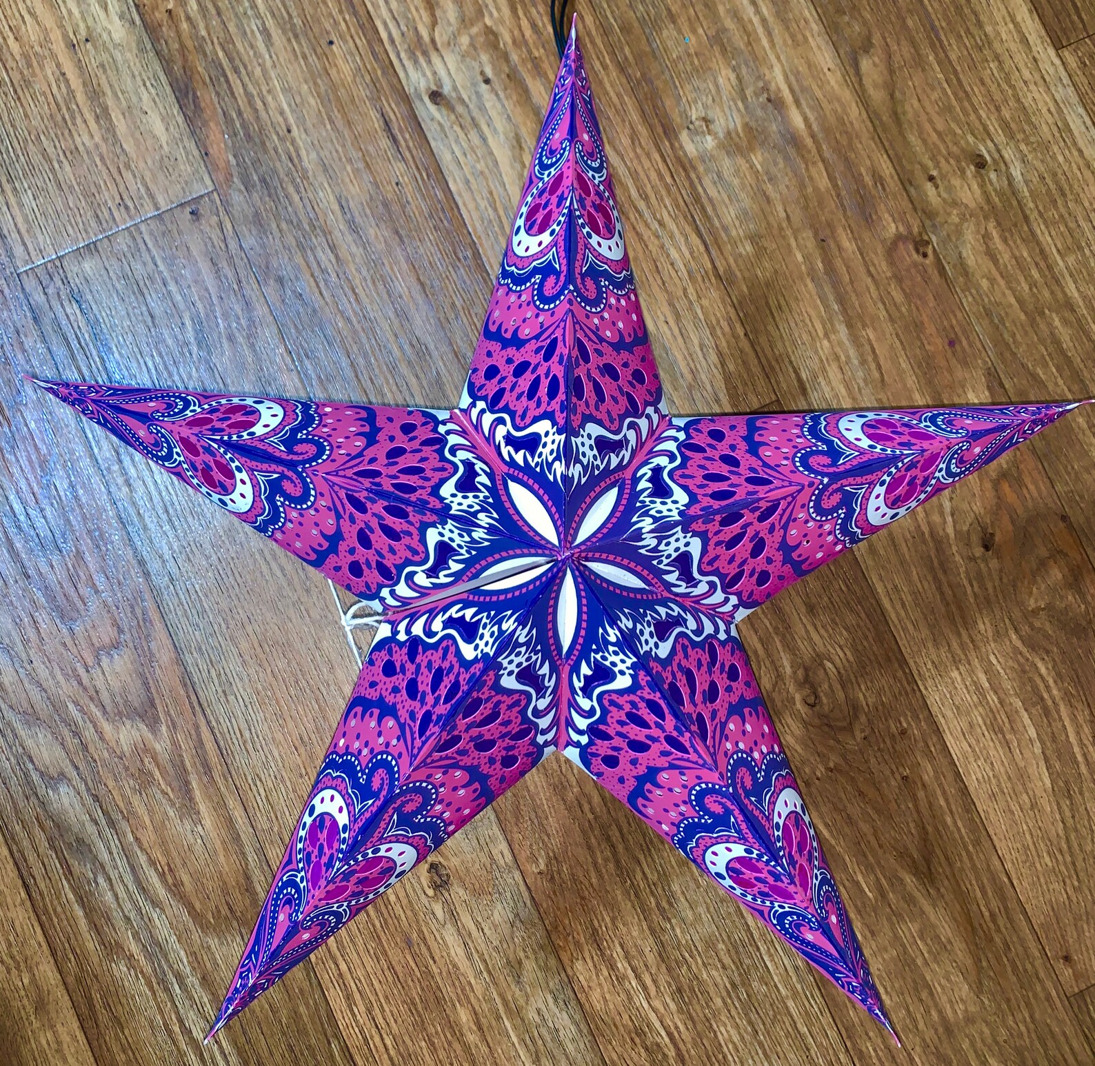 Paper Star Lanterns Christmas Lights Holiday Decorations - Etsy