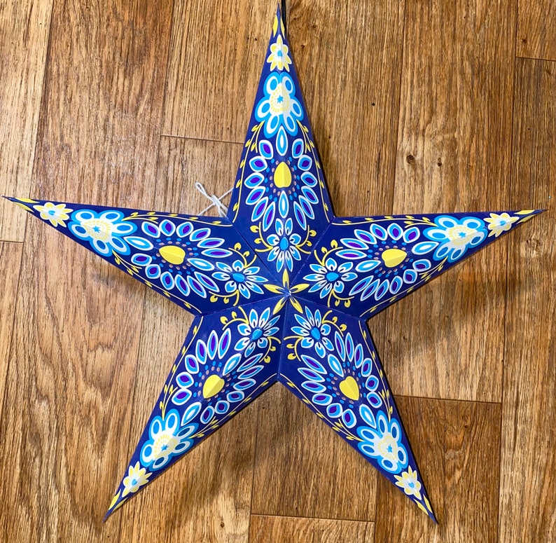 Star Paper Lanterns Pendant Lights Christmas Lights - Etsy