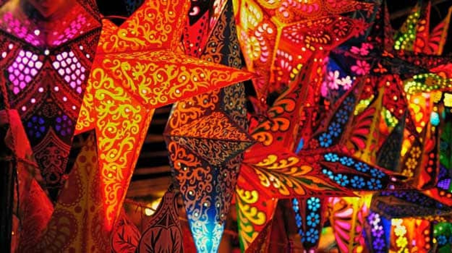 Star Paper Lanterns, Christmas Lights, Pendant Lights, Decorative ...