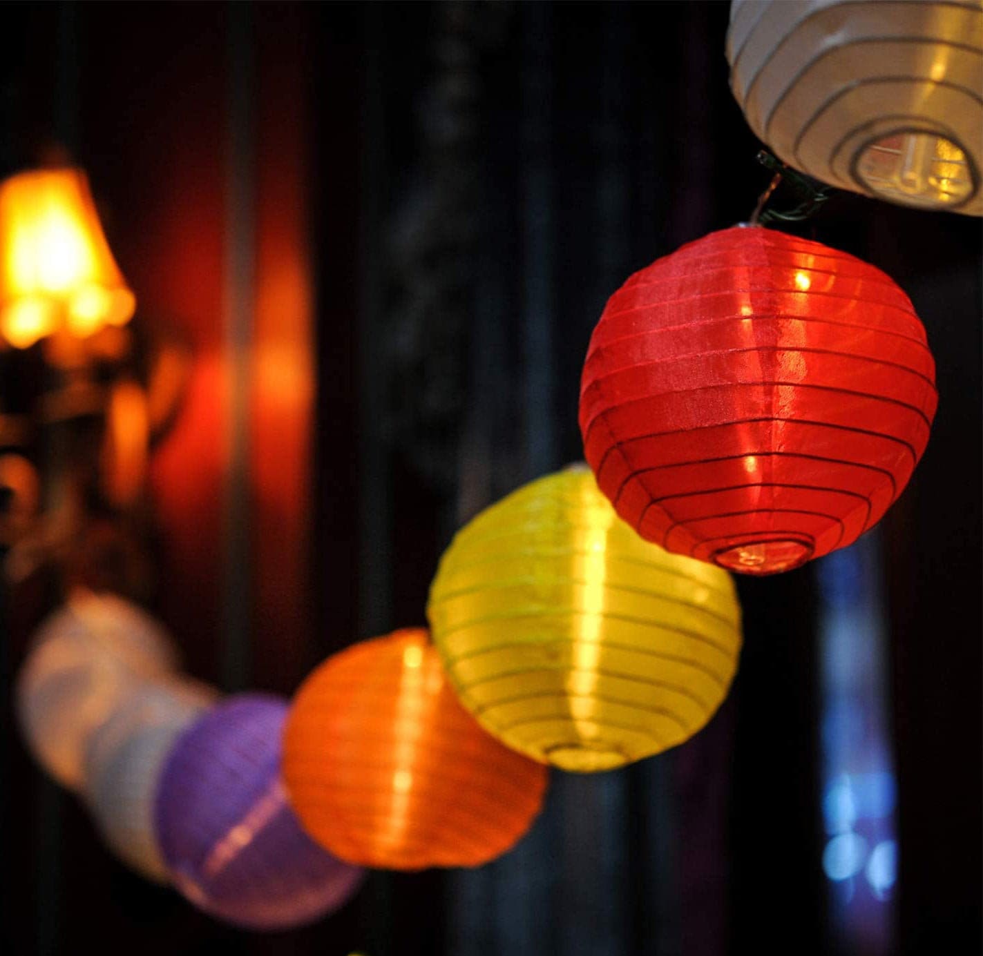 SET OF 4 Paper Lanterns Party Decor Hand Made Decorations | Etsy